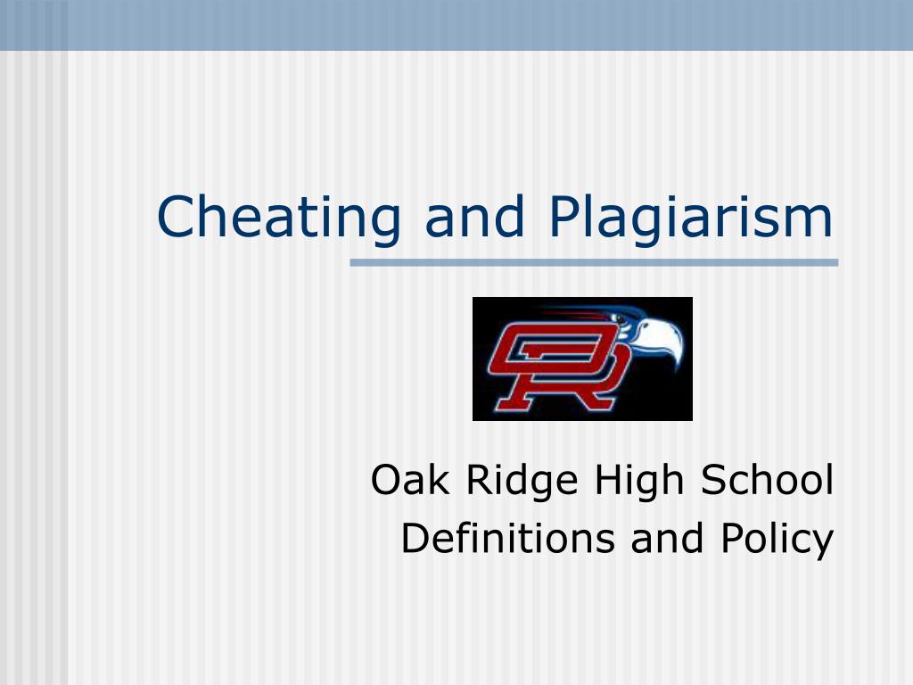 PPT - Cheating and Plagiarism PowerPoint Presentation, free download ...