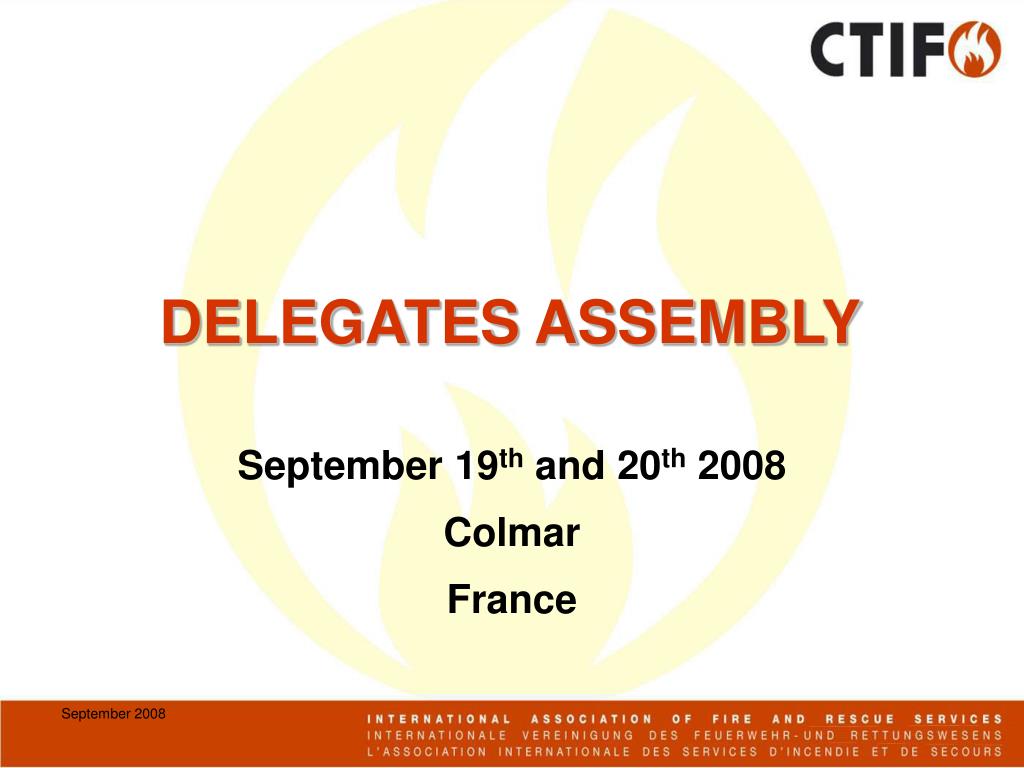 PPT - DELEGATES ASSEMBLY PowerPoint Presentation, free download - ID ...
