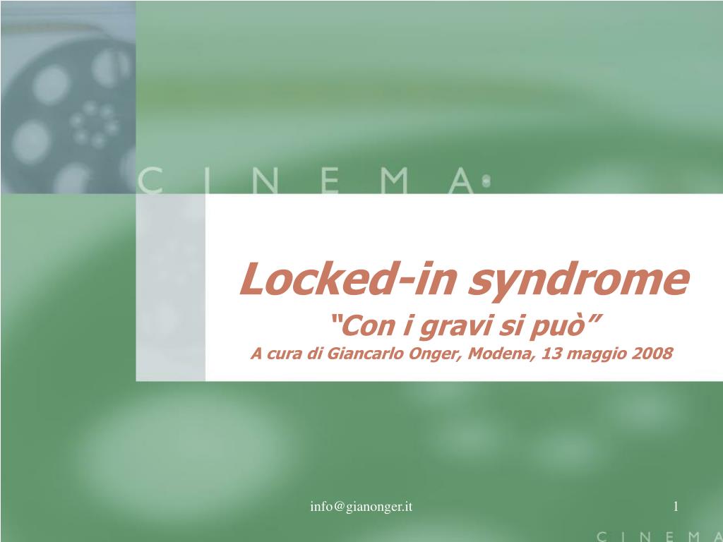 PPT - Locked-in syndrome PowerPoint Presentation, free download - ID ...