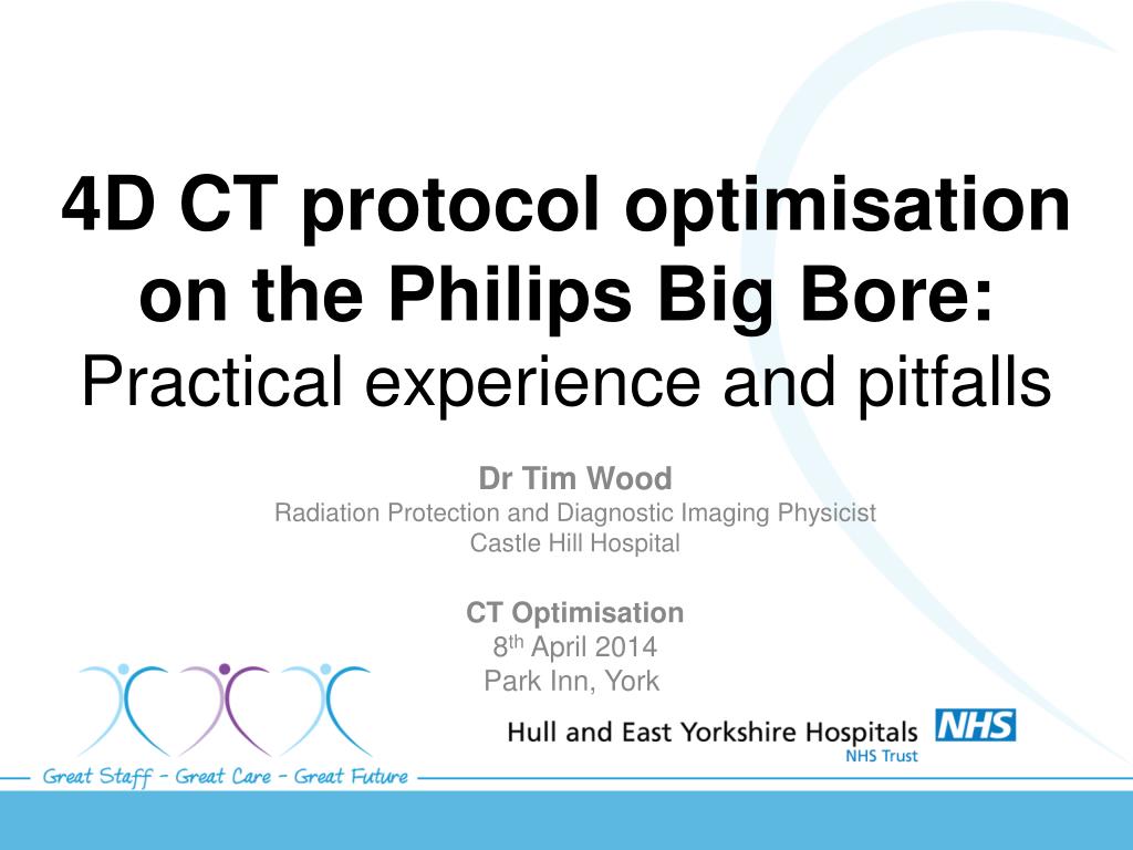 PPT - 4D CT protocol optimisation on the Philips Big Bore: Practical ...