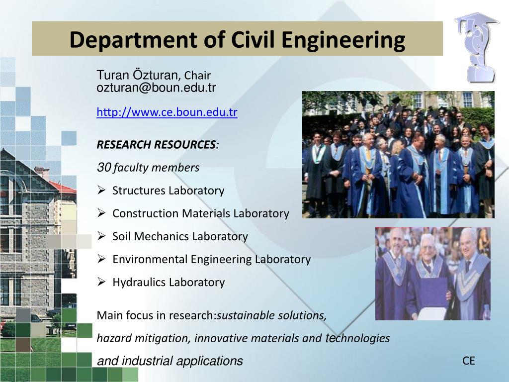 PPT - Department of Civil Engineering PowerPoint Presentation, free ...
