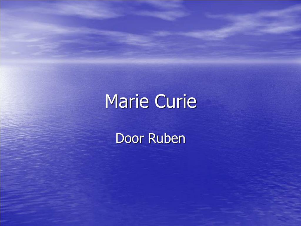 PPT - Marie Curie PowerPoint Presentation, free download - ID:4013202