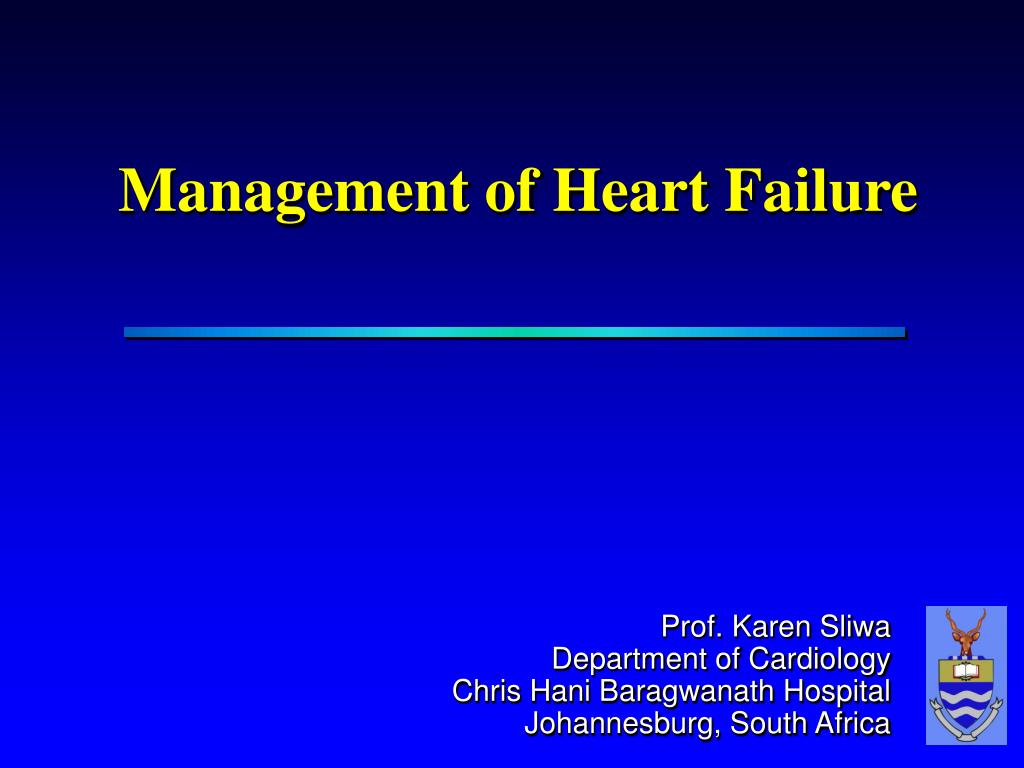 PPT - Management of Heart Failure PowerPoint Presentation, free ...
