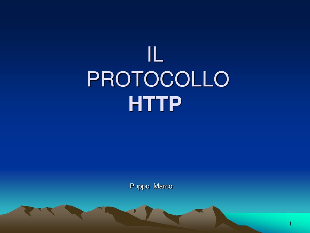 PPT - IL PROTOCOLLO HTTP PowerPoint Presentation, free download - ID ...