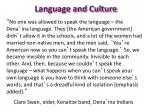 PPT - Language and Culture PowerPoint Presentation, free download - ID ...