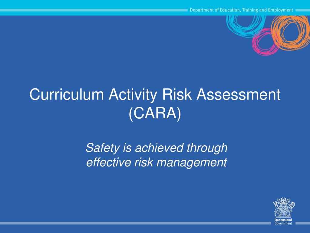 PPT - Curriculum Activity Risk Assessment (CARA) PowerPoint ...