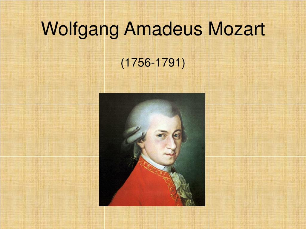 PPT - Wolfgang Amadeus Mozart PowerPoint Presentation, free download ...