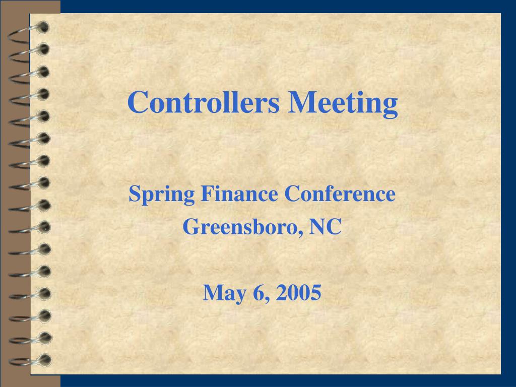PPT - Controllers Meeting PowerPoint Presentation, free download - ID ...
