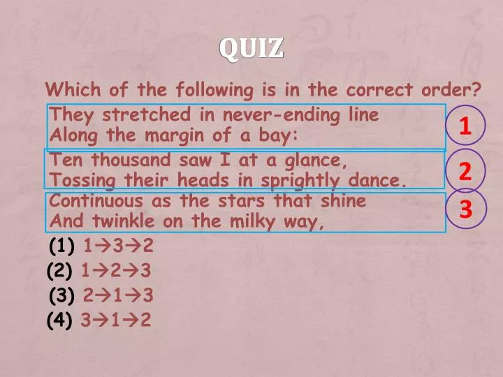 PPT - Quiz PowerPoint Presentation, free download - ID:4021850