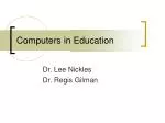 PPT - Computers in Education PowerPoint Presentation, free download ...