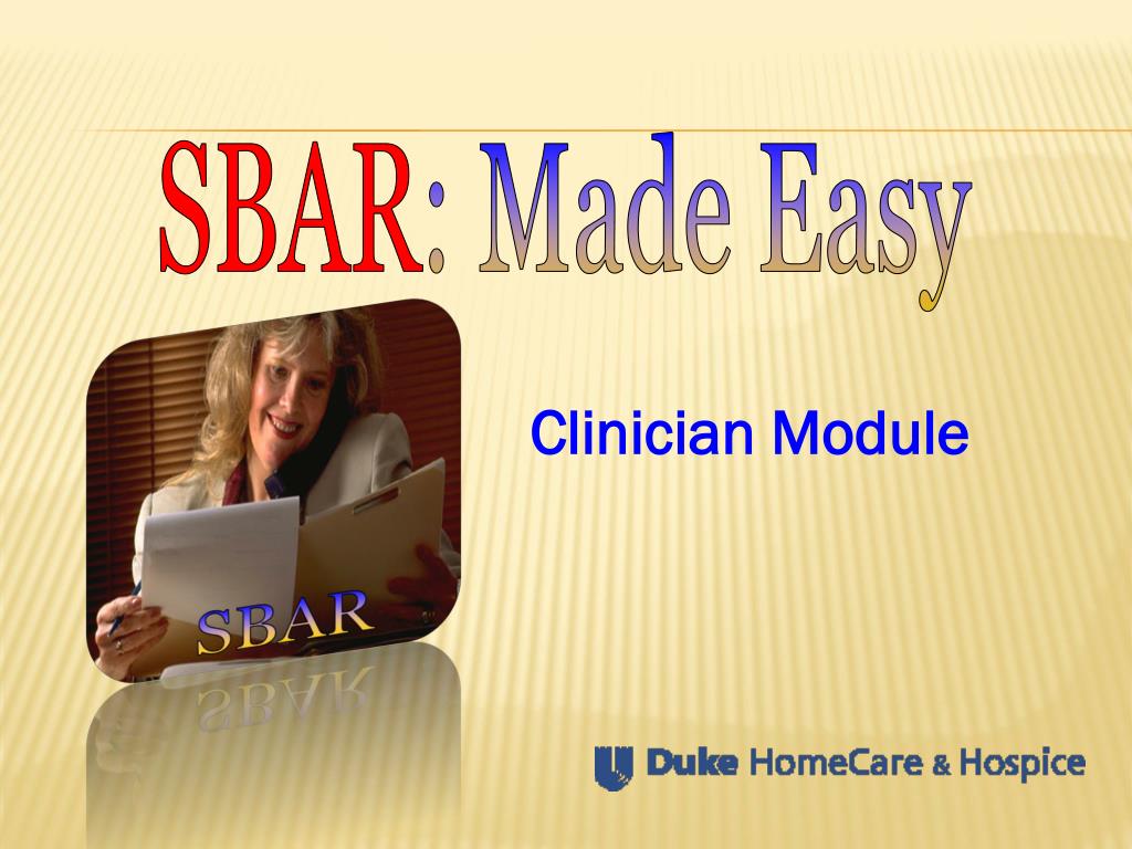 PPT - SBAR PowerPoint Presentation, free download - ID:4024181