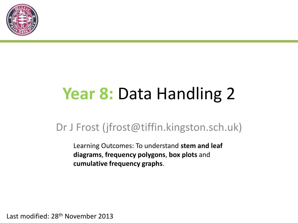 PPT - Year 8: Data Handling 2 PowerPoint Presentation, free download ...