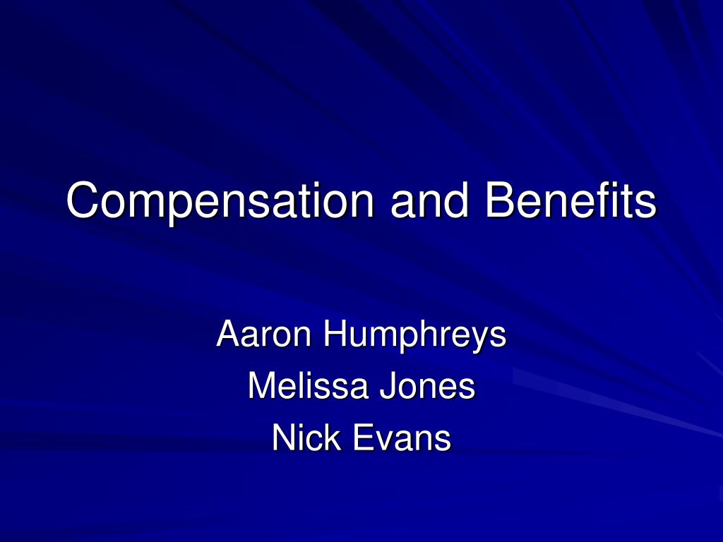 PPT - Compensation and Benefits PowerPoint Presentation, free download ...