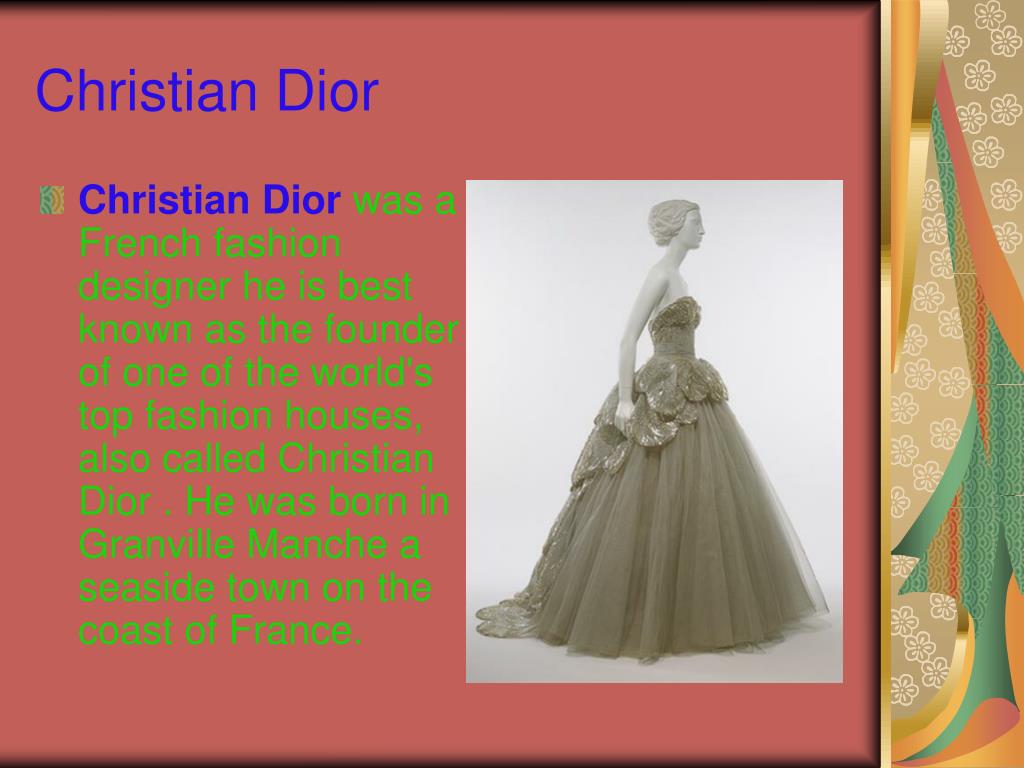 PPT - Christian Dior PowerPoint Presentation, free download - ID:4027416