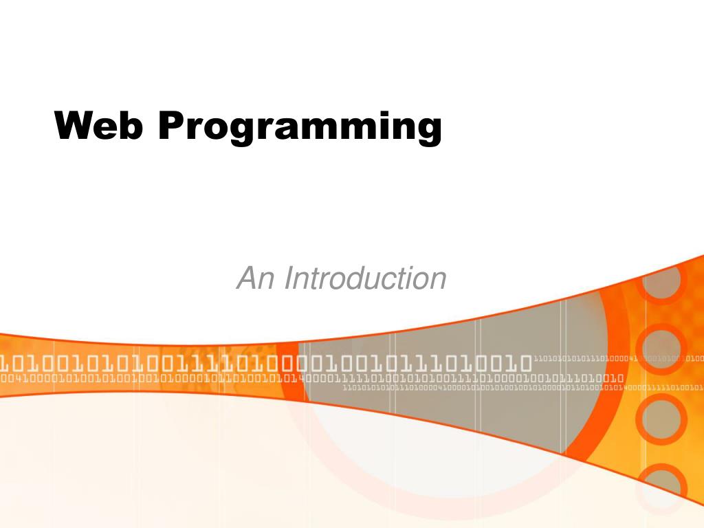 PPT - Web Programming PowerPoint Presentation, free download - ID:4028786
