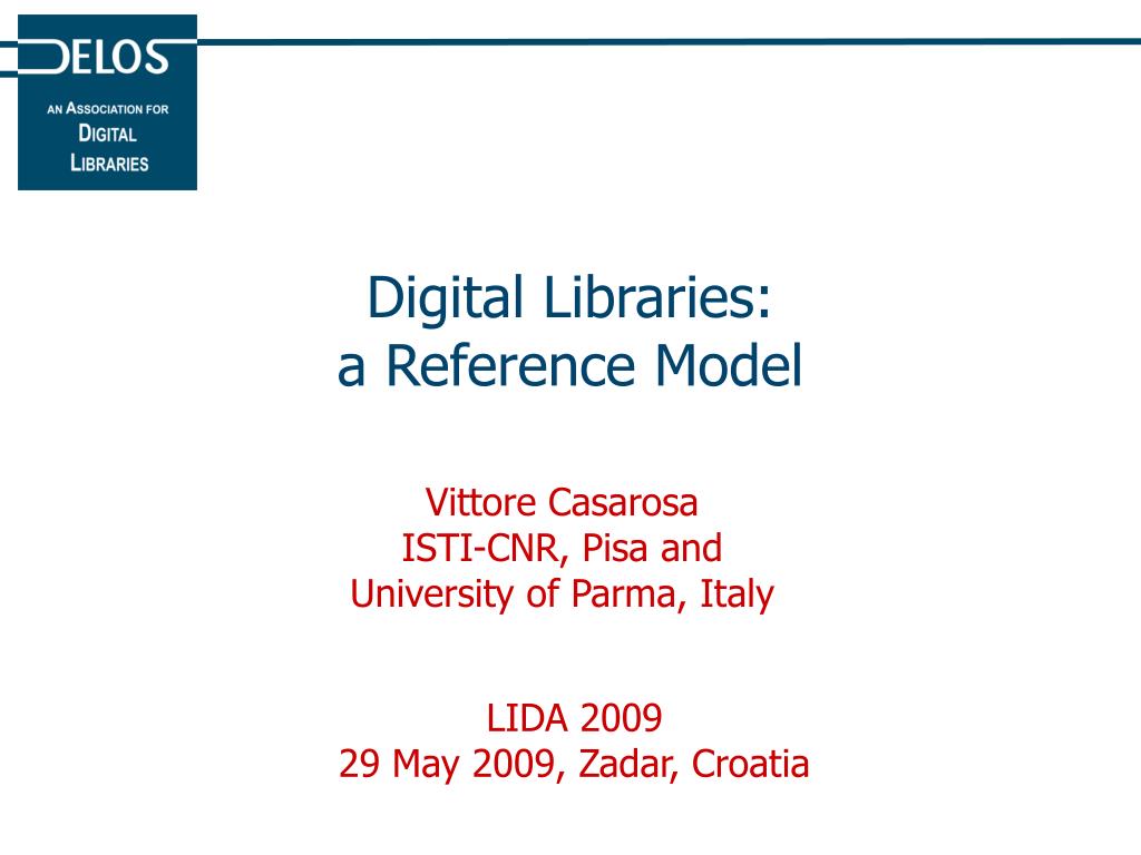 PPT - Digital Libraries: a Reference Model PowerPoint Presentation ...