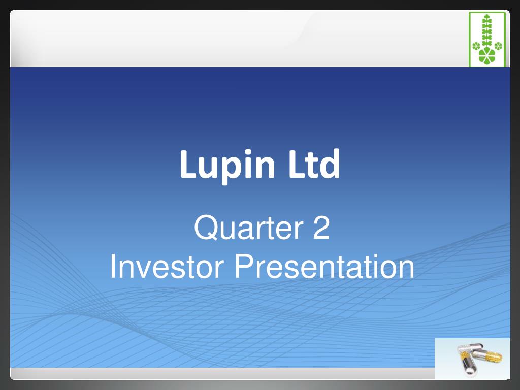 PPT - Lupin Ltd PowerPoint Presentation, free download - ID:4034230