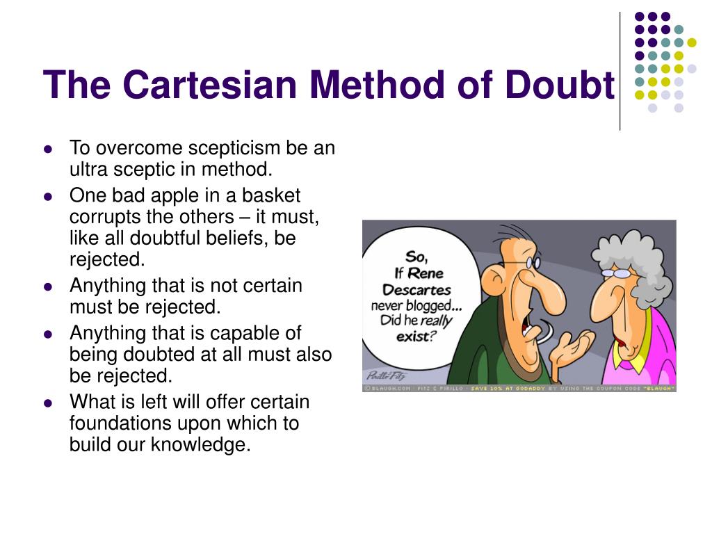 PPT - The Cartesian Method of Doubt PowerPoint Presentation, free ...
