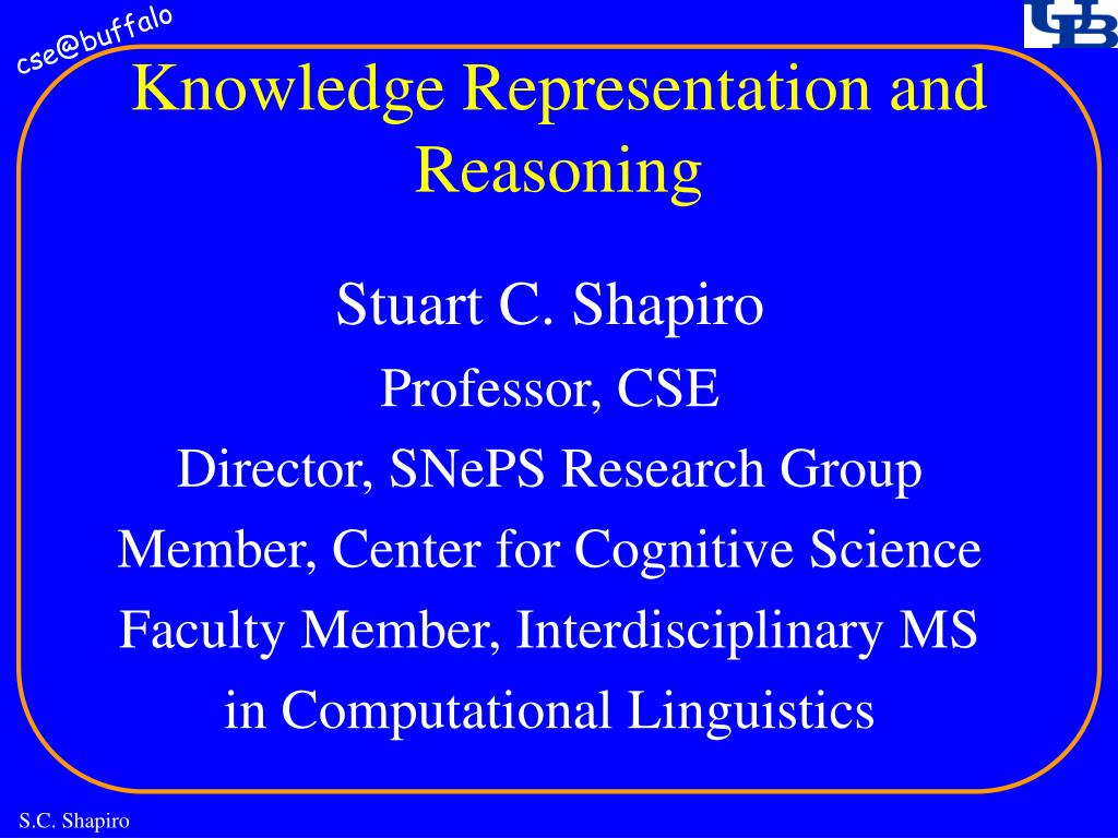PPT - Knowledge Representation and Reasoning PowerPoint Presentation ...
