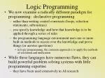 PPT - Logic Programming PowerPoint Presentation, free download - ID:4838786