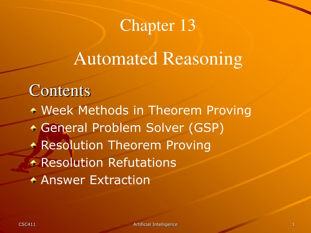 PPT - Chapter 13 Automated Reasoning PowerPoint Presentation, free ...