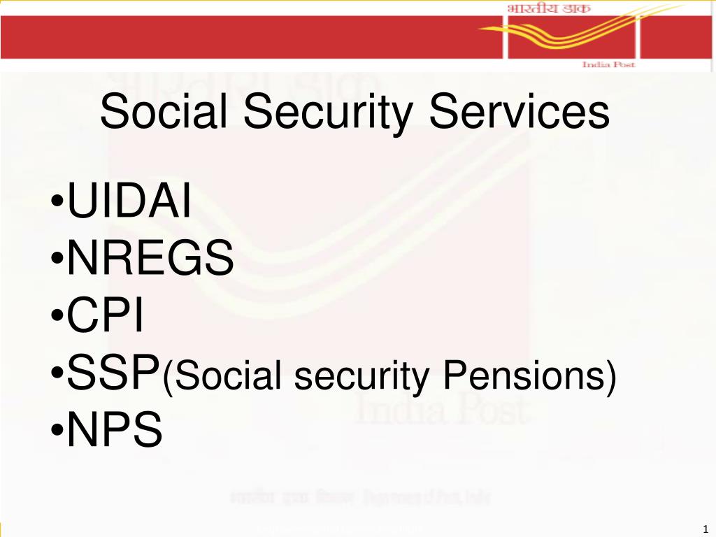 PPT - Social Security Services PowerPoint Presentation, free download ...