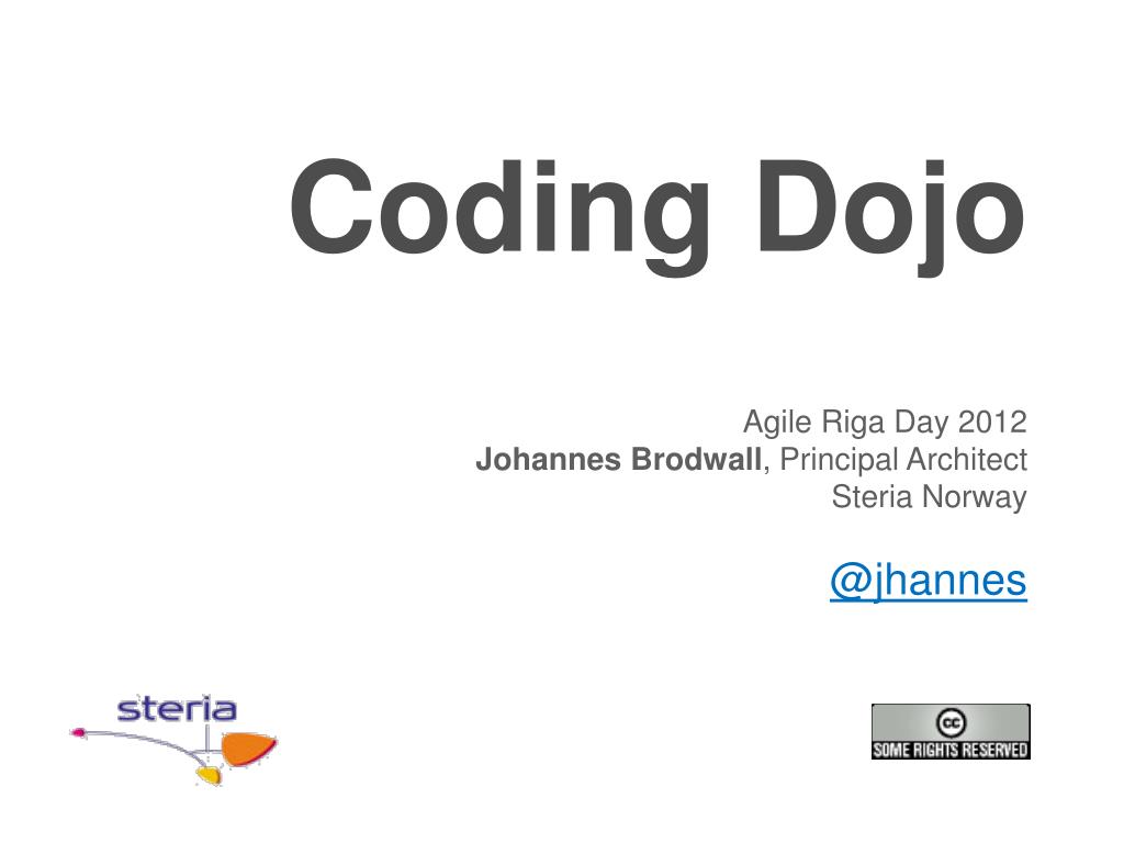 PPT - Coding Dojo PowerPoint Presentation, free download - ID:4041780