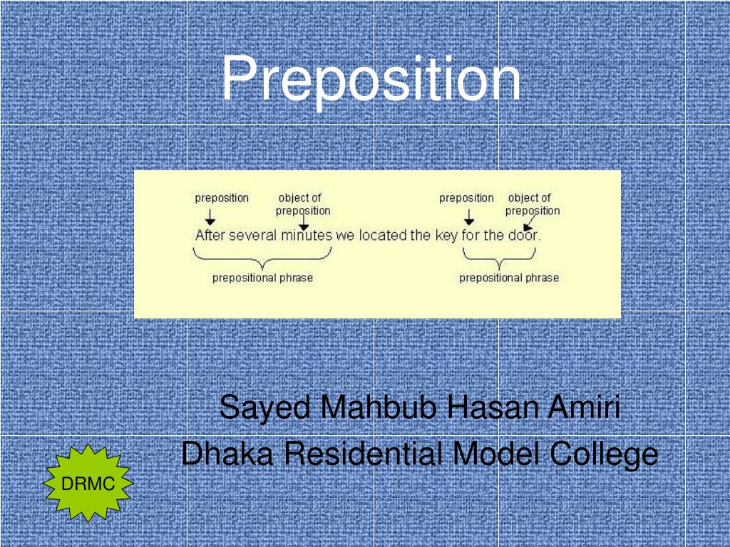PPT - Preposition PowerPoint Presentation, free download - ID:4046765