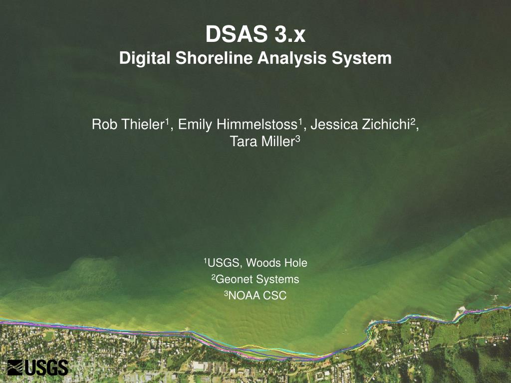 PPT - DSAS 3.x Digital Shoreline Analysis System PowerPoint ...