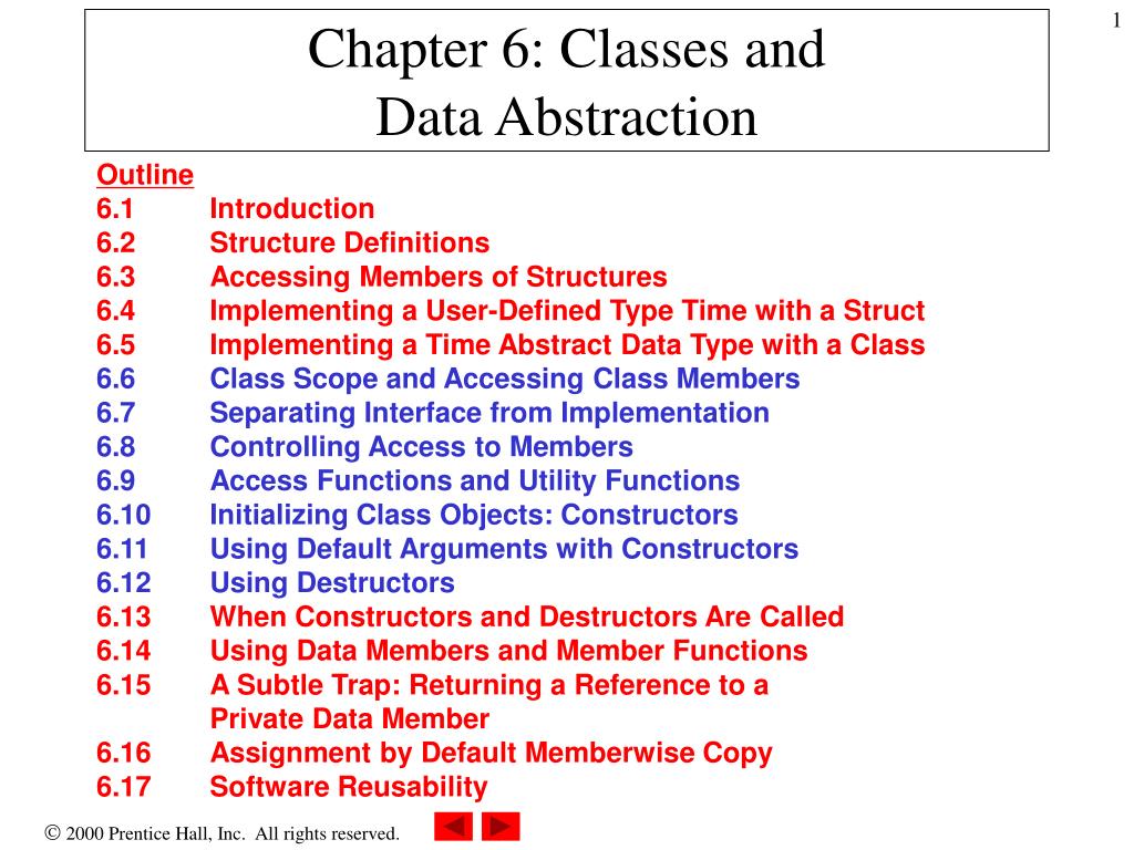 PPT - Chapter 6: Classes and Data Abstraction PowerPoint Presentation ...