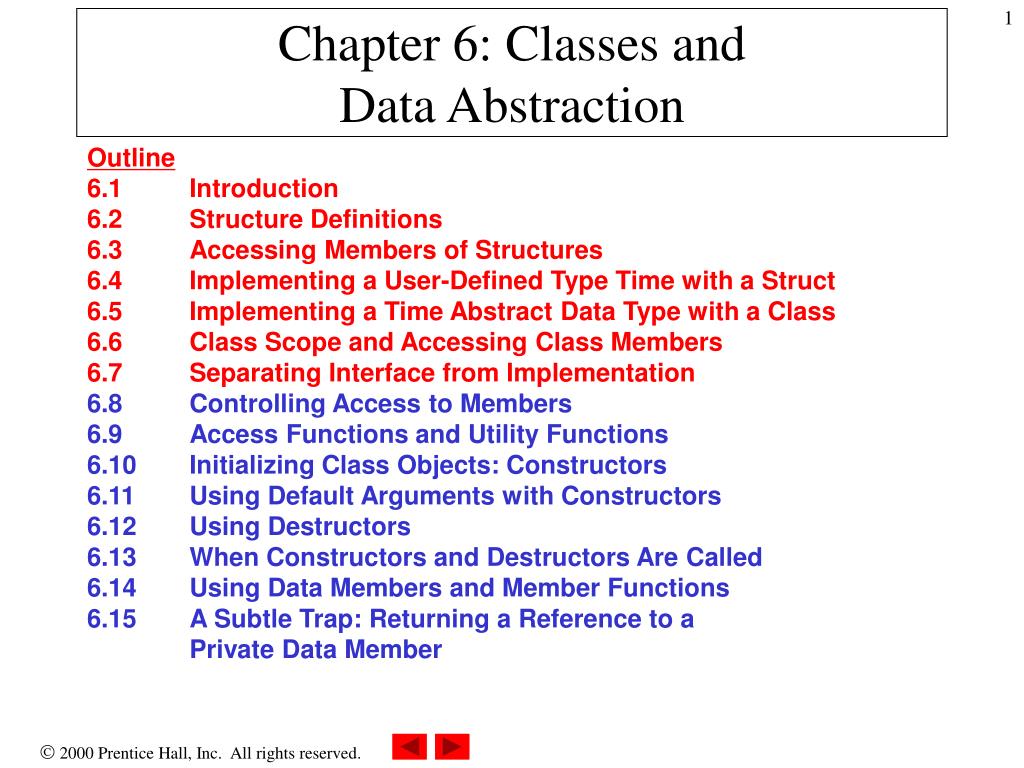 PPT - Chapter 6: Classes and Data Abstraction PowerPoint Presentation ...
