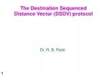 PPT - DSDV Destination-Sequenced Distance-Vector Routing Protocol ...