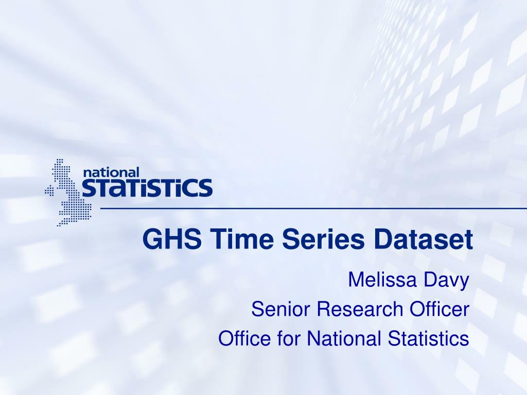 PPT - GHS Time Series Dataset PowerPoint Presentation, free download ...