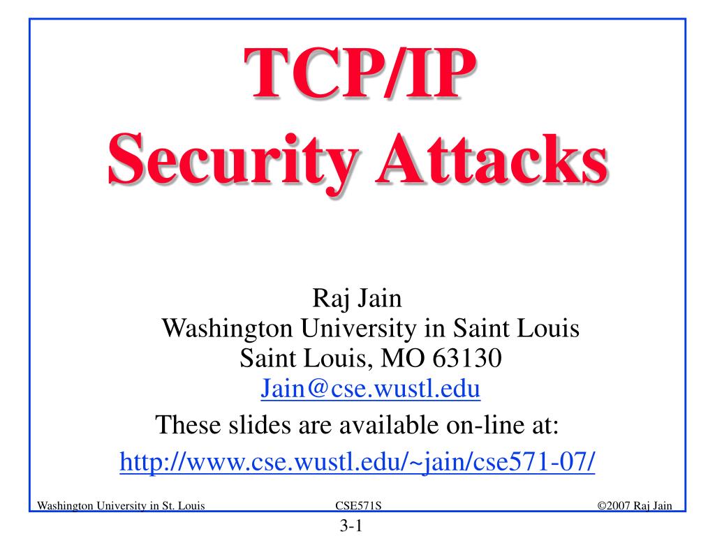 PPT - TCP/IP Security Attacks PowerPoint Presentation, free download - ID:4050654