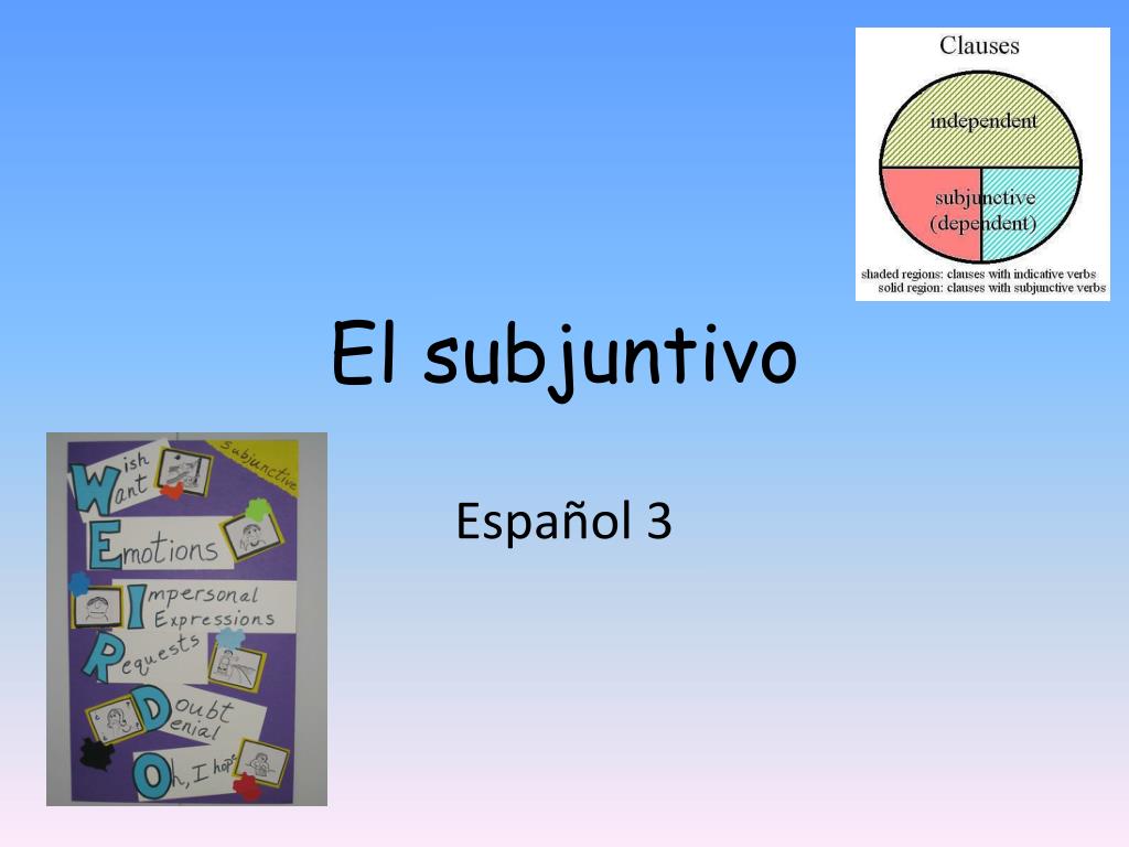 PPT - El subjuntivo PowerPoint Presentation, free download - ID:4051934