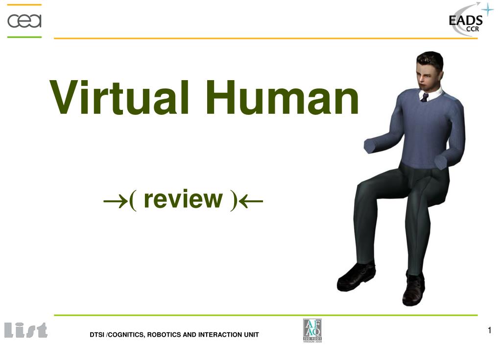 PPT - Virtual Human PowerPoint Presentation, free download - ID:4051935