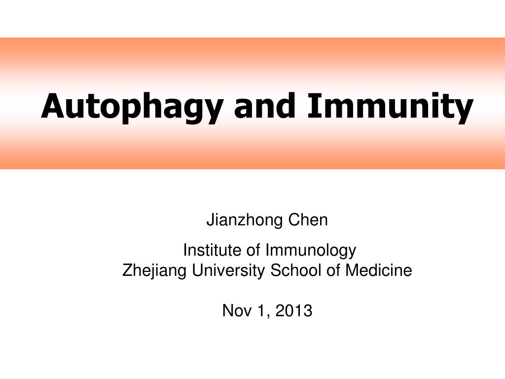 PPT - Autophagy and Immunity PowerPoint Presentation, free download ...