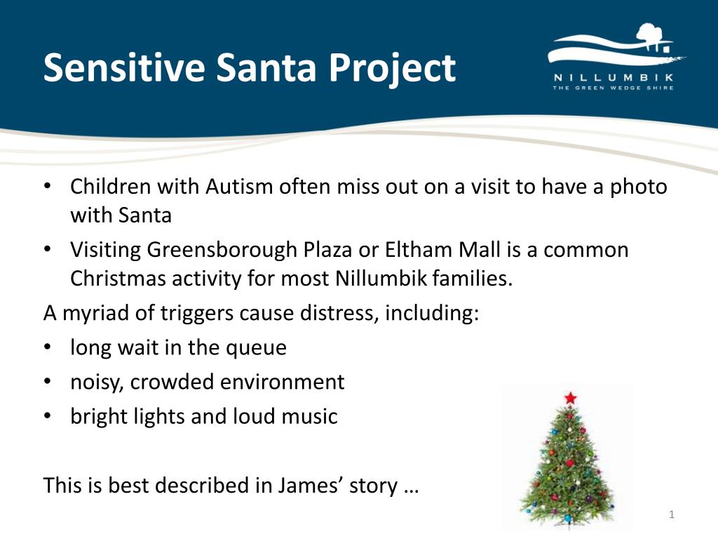 PPT - Sensitive Santa Project for Children with Autism PowerPoint ...