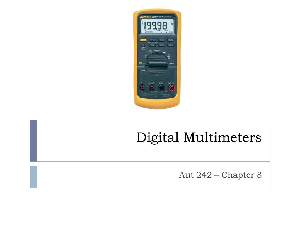 PPT - Digital Multimeters PowerPoint Presentation, free download - ID ...