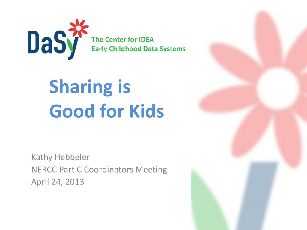 PPT - Sharing is Good for Kids PowerPoint Presentation, free download ...