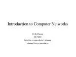 PPT - INTRODUCTION TO COMPUTER NETWORKS PowerPoint Presentation, free ...