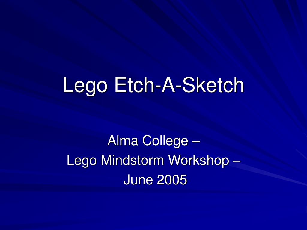 PPT - Lego Etch-A-Sketch PowerPoint Presentation, free download - ID ...