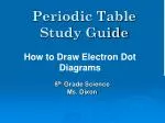 PPT - Periodic Table Study Guide Determining Shells and Valence Electrons PowerPoint ...