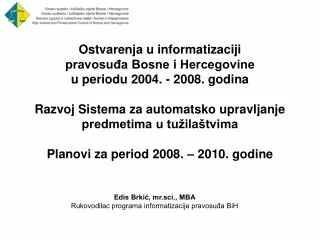 PPT - Regionalna podjela Bosne i Hercegovine: Geografske regije Bosne i ...