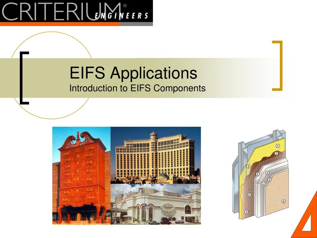 PPT - EIFS Applications Introduction to EIFS Components PowerPoint ...