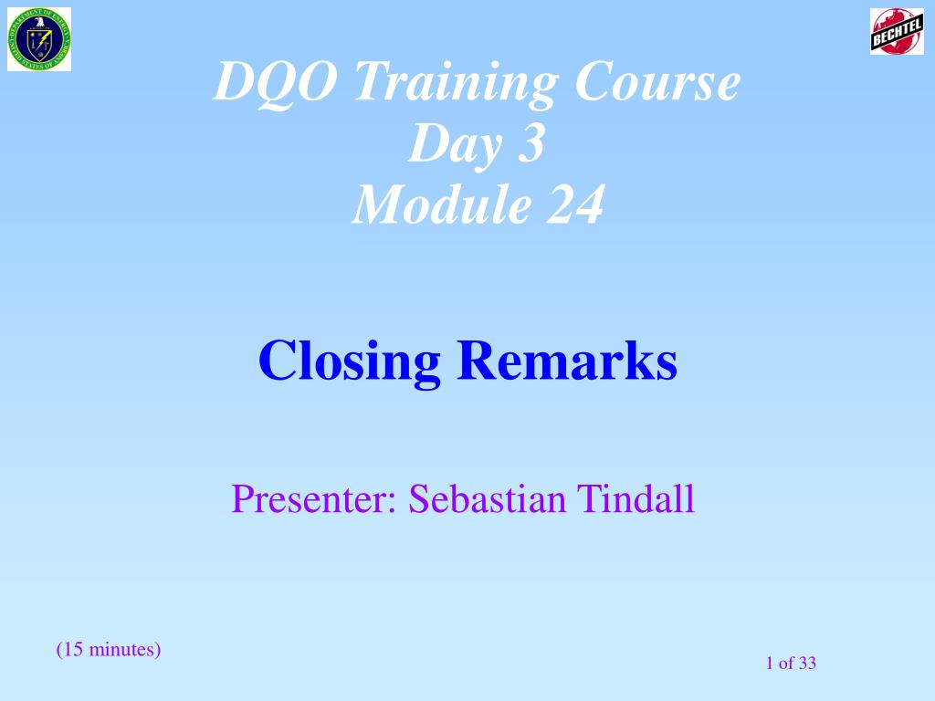 PPT - Closing Remarks PowerPoint Presentation, free download - ID:4064721