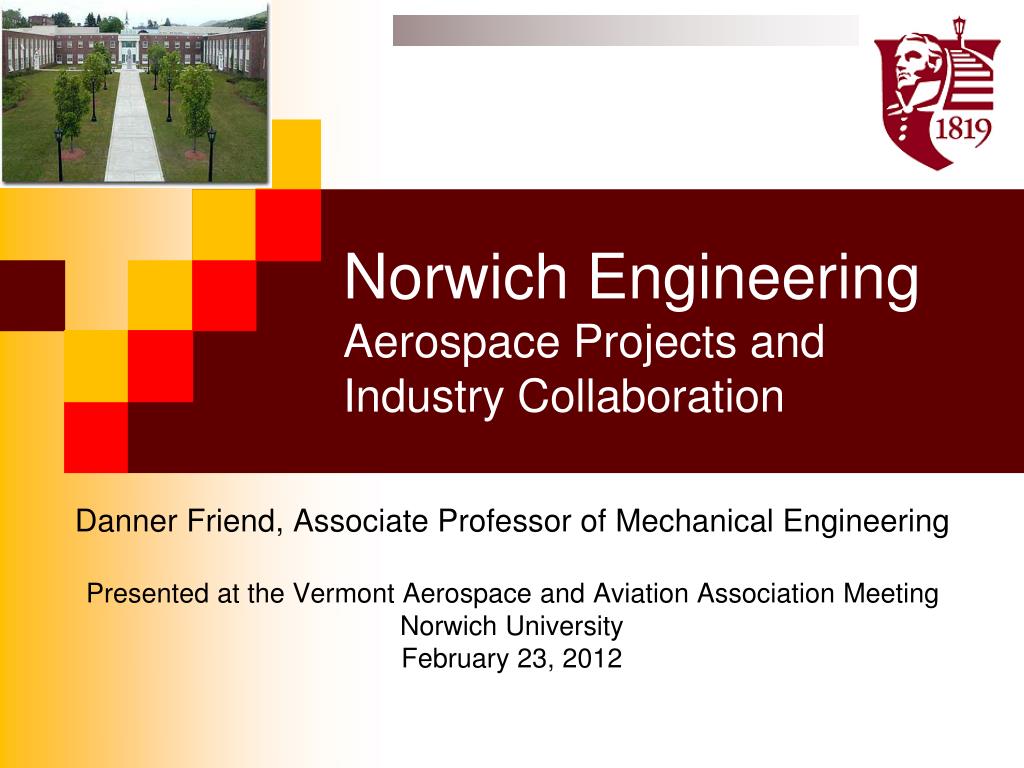 PPT - Norwich Engineering Aerospace Projects and Industry Collaboration ...