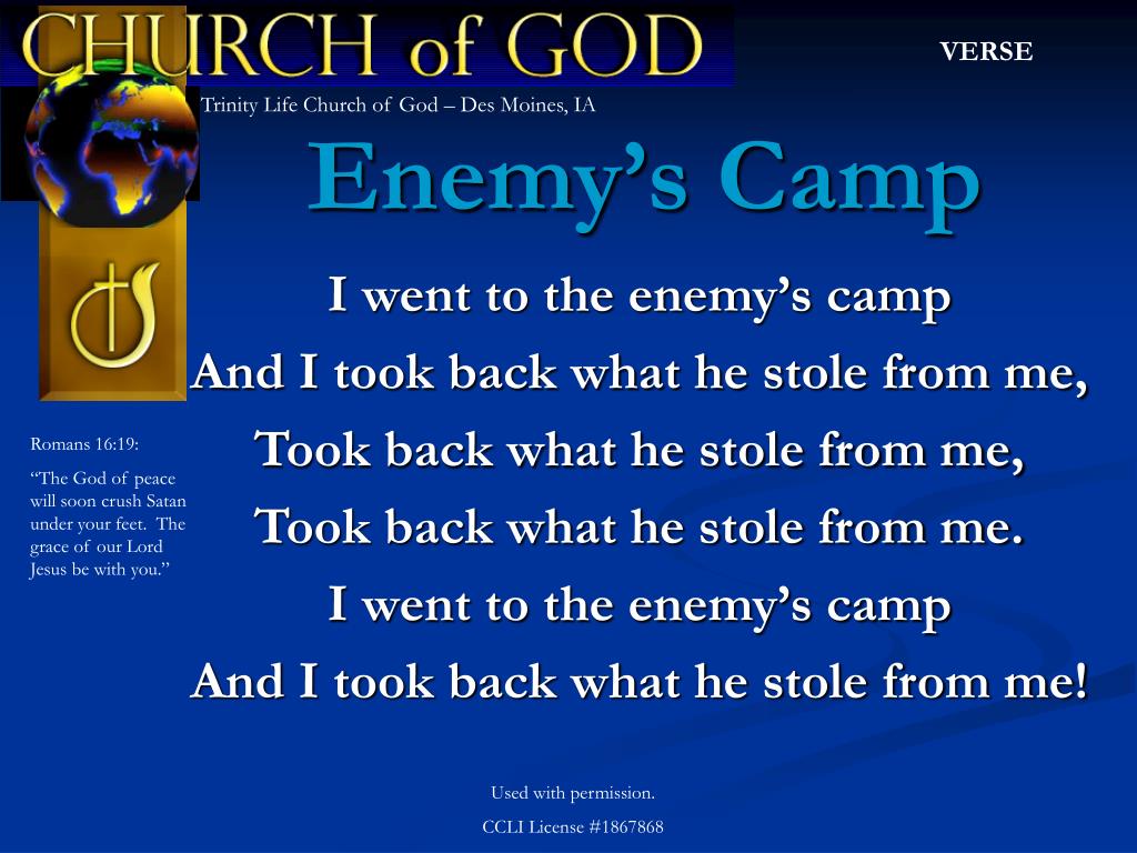 PPT - Enemy’s Camp PowerPoint Presentation, free download - ID:4067382