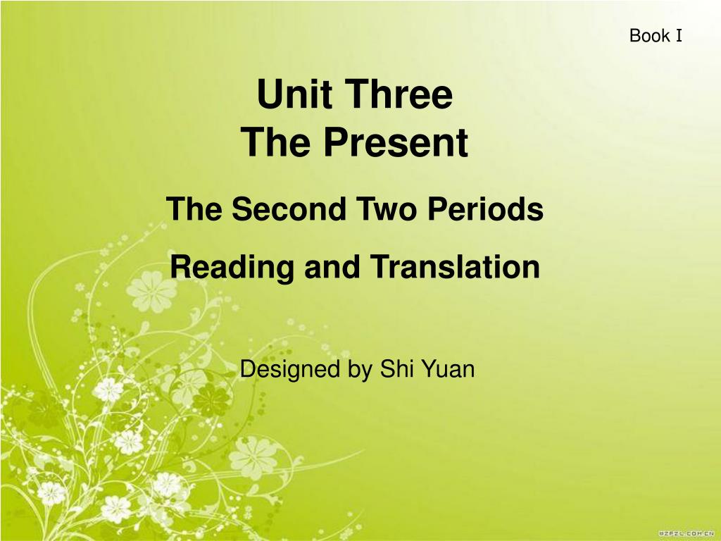 PPT - Unit Three The Present PowerPoint Presentation, free download ...