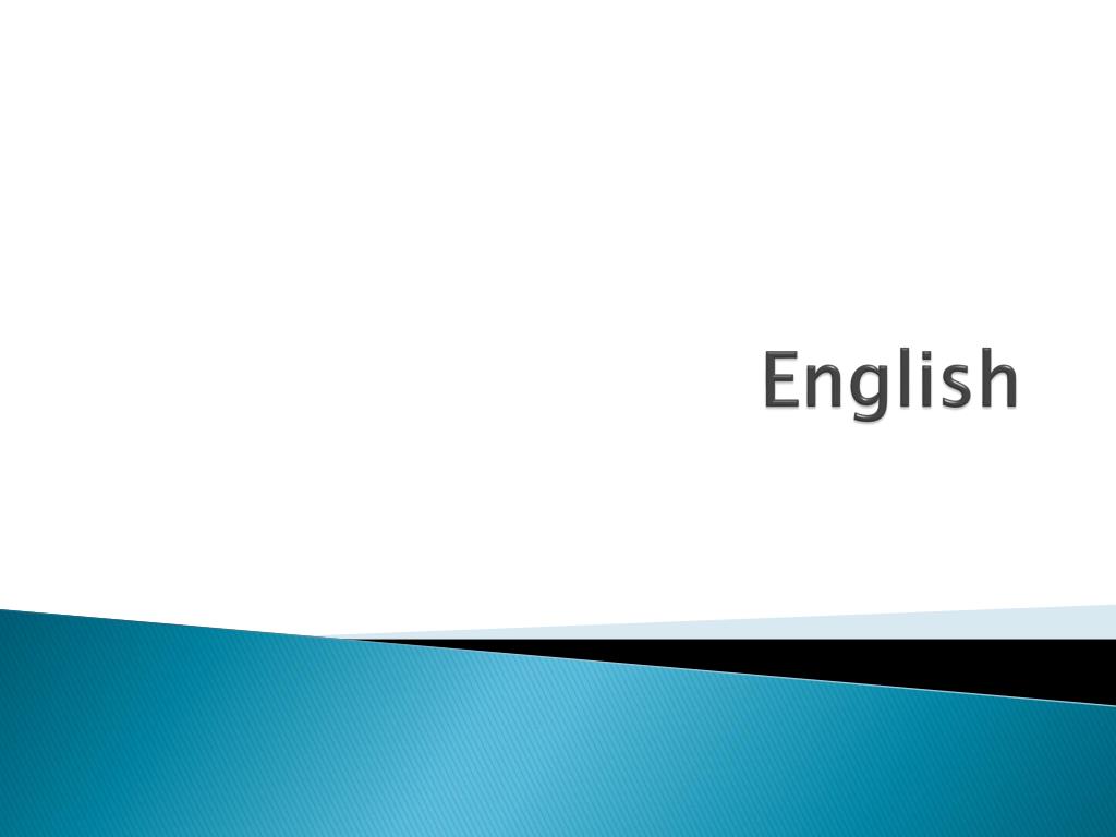 PPT - English PowerPoint Presentation, free download - ID:4068491